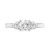 Petal Setting Three Stone Diamond Ring | Waldemar Jewellers