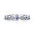 Blue Sapphire Diamond Eclipse | Wedding Band