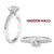 What Is A Hidden Halo Engagement Ring | Waldemar Jewellers