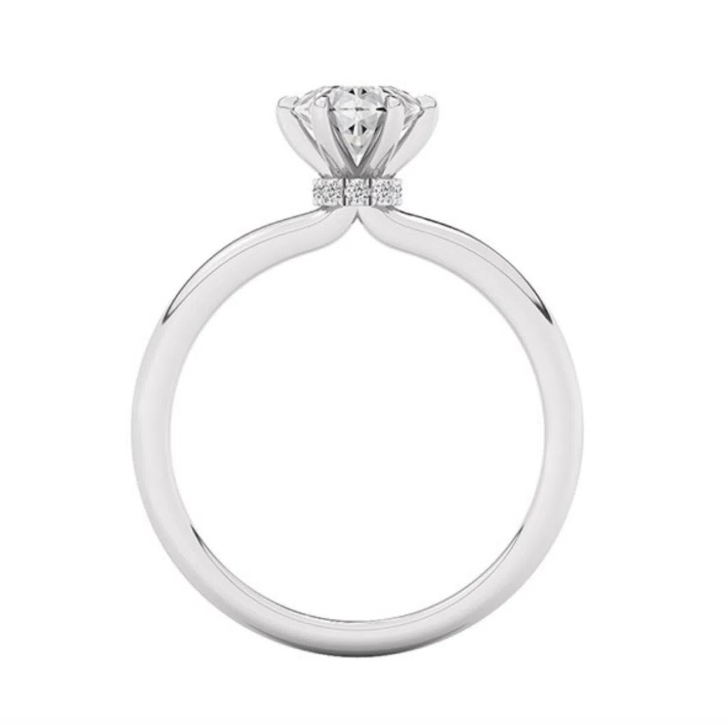 What Is A Hidden Halo Engagement Ring | Waldemar Jewellers