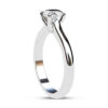 Solitaire Diamond Engagement Ring with Floating Setting | Waldemar ...
