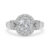 Vintage Style Milgrain Edge Dress Ring with Oval Diamond | Waldemar ...
